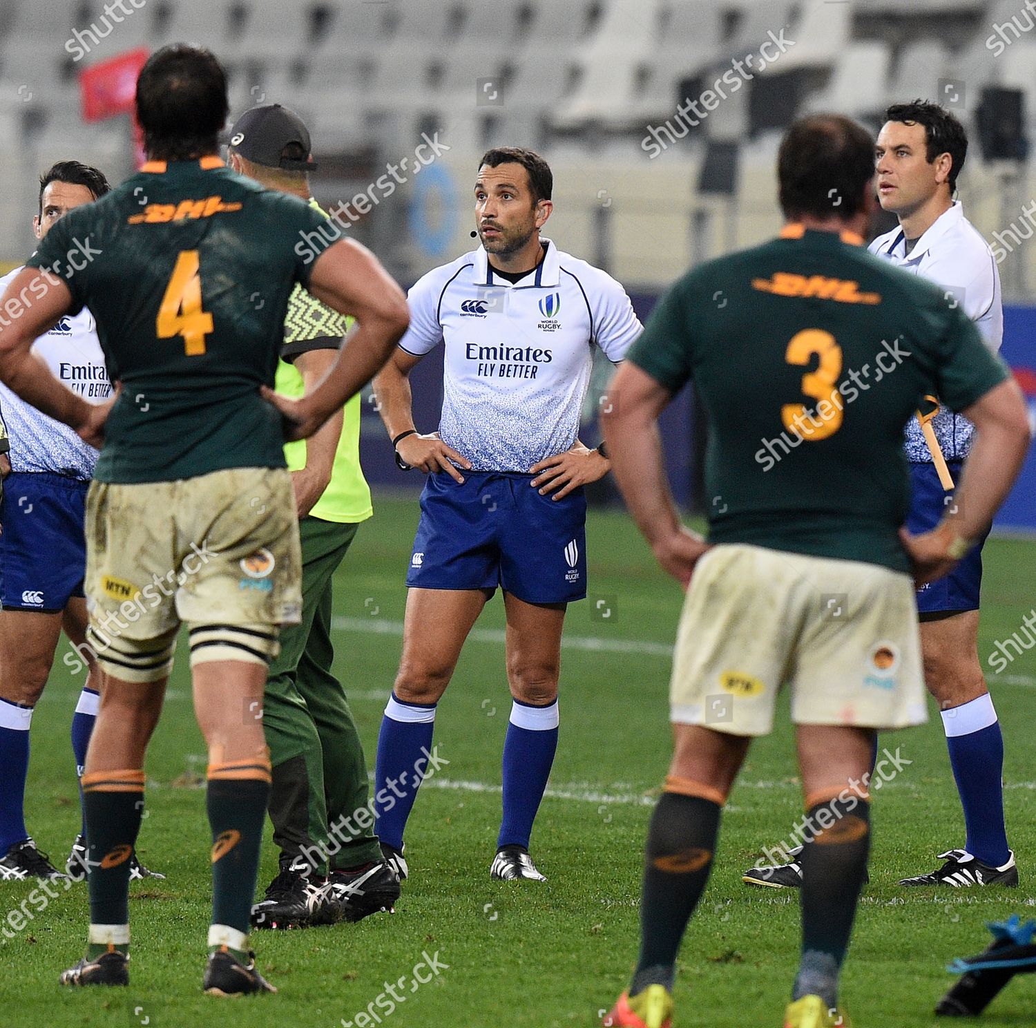 Mathieu Raynal Referee France Checks Stadium Editorial Stock Photo ...