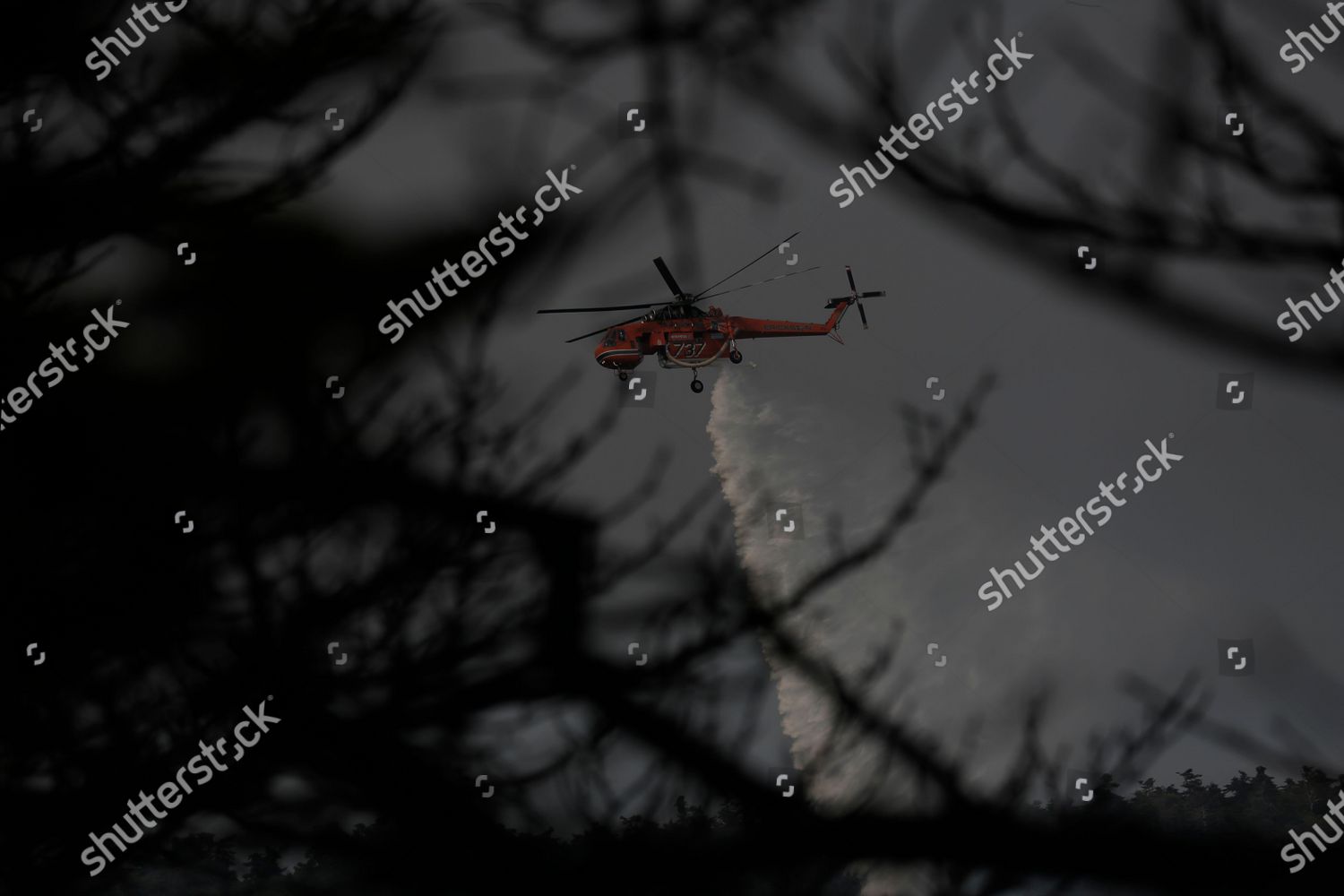 Sikorsky S64 Skycrane Firefighting Plane Operates Editorial Stock Photo ...