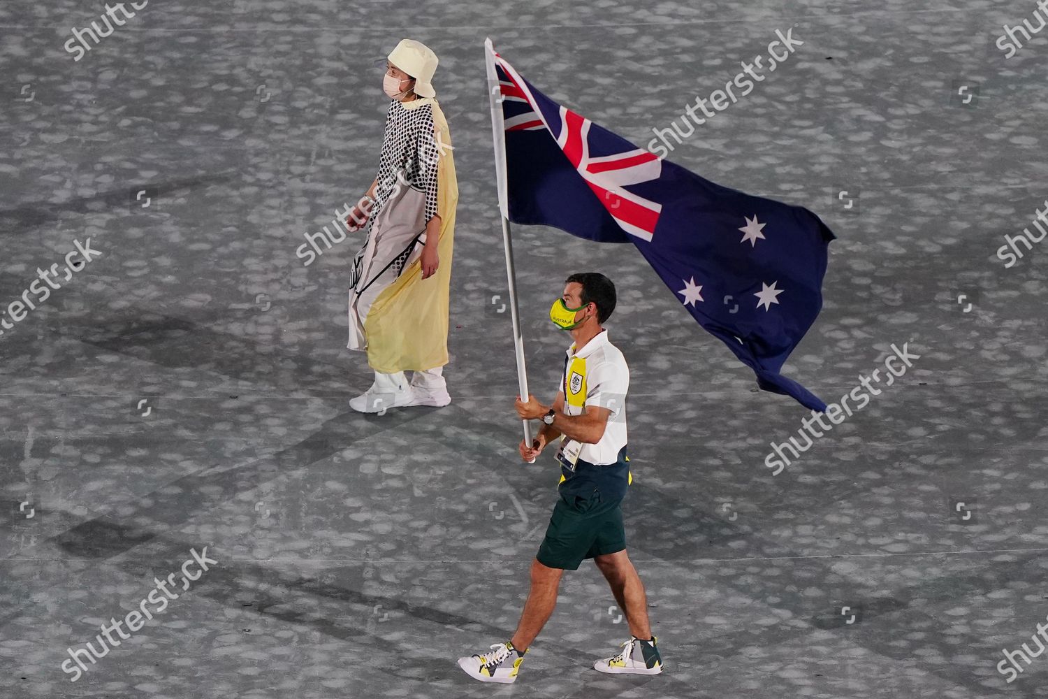 Australian Gold Medalist Mat Belcher Carries Editorial Stock Photo ...