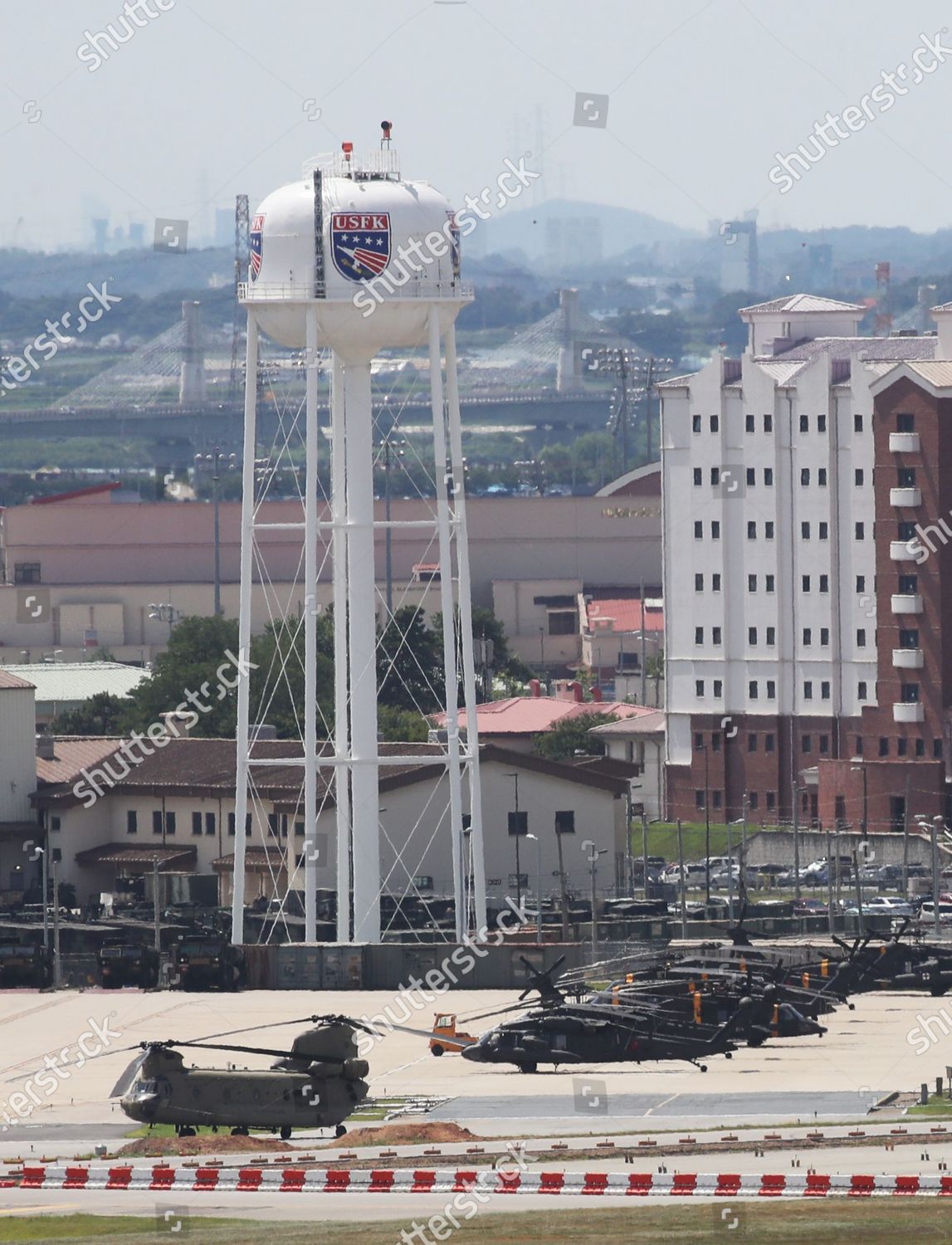 Military Helicopters Parked Us Army Base Editorial Stock Photo - Stock ...