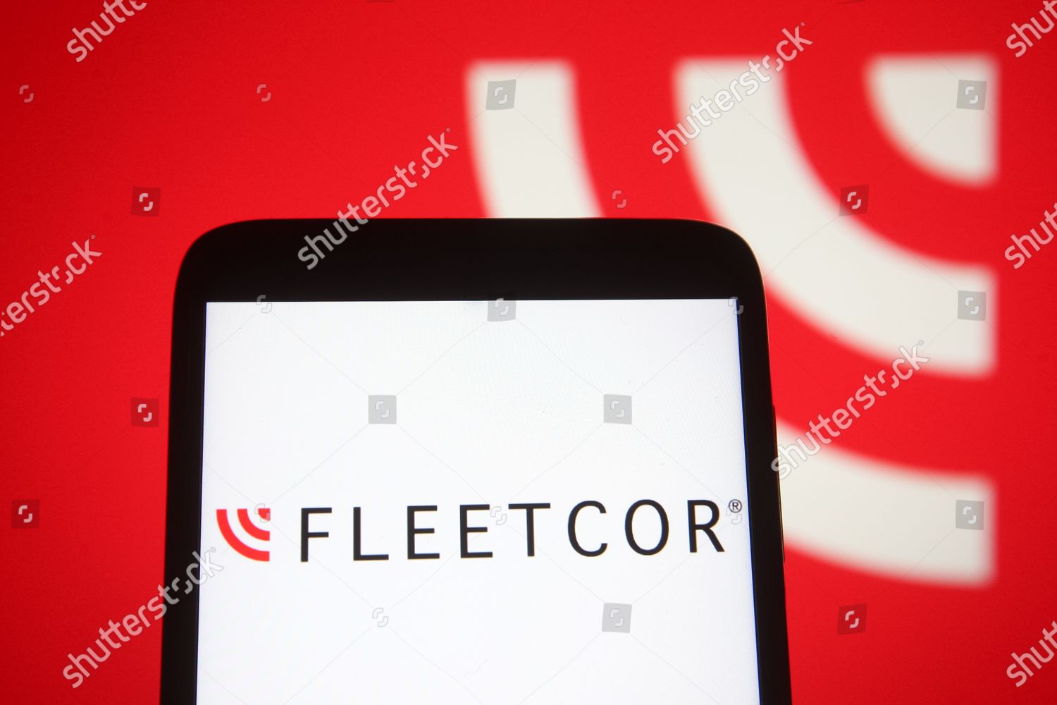 This Photo Illustration Fleetcor Technologies Logo Editorial Stock ...