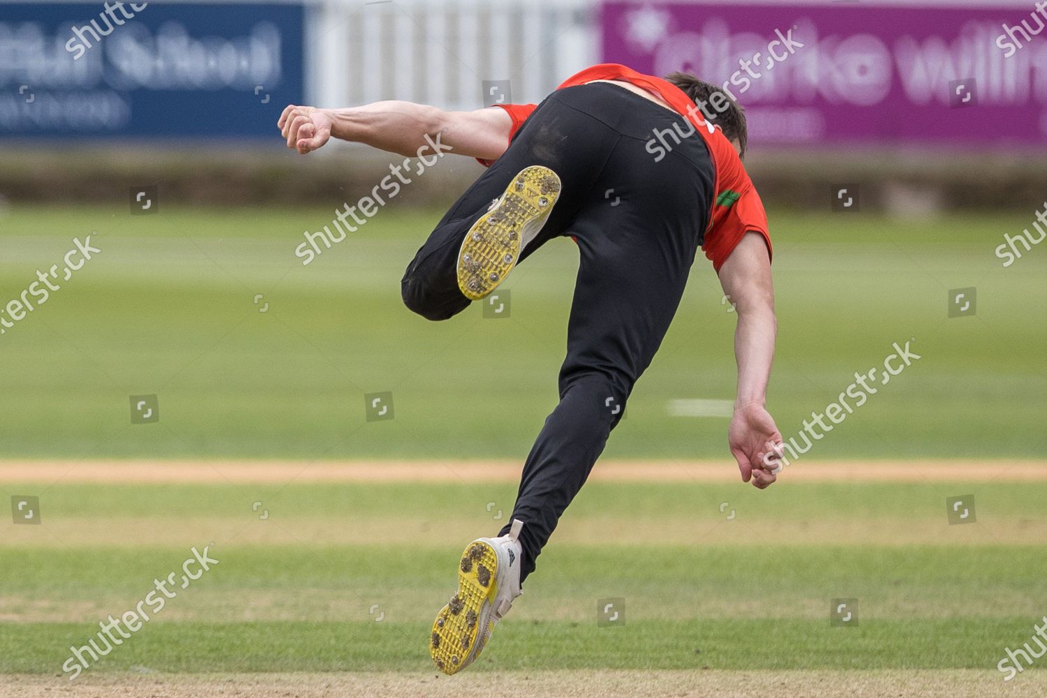 Gavin Griffiths Bowling During Royal London Editorial Stock Photo ...