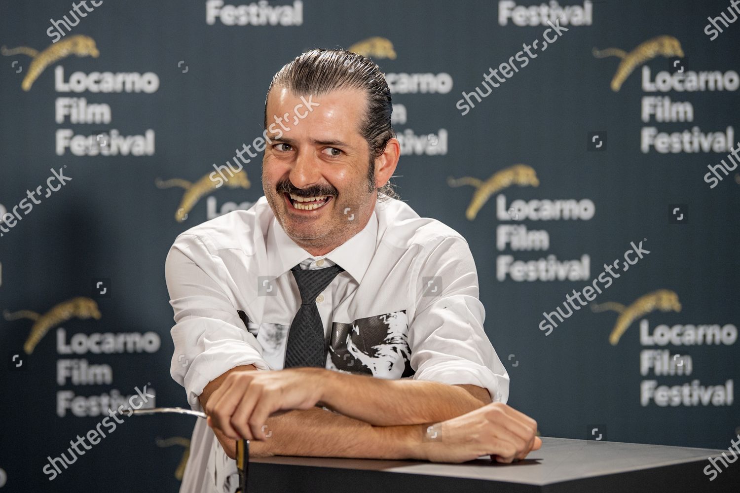 Director Bonifacio Angius Italy Poses During Editorial Stock Photo ...