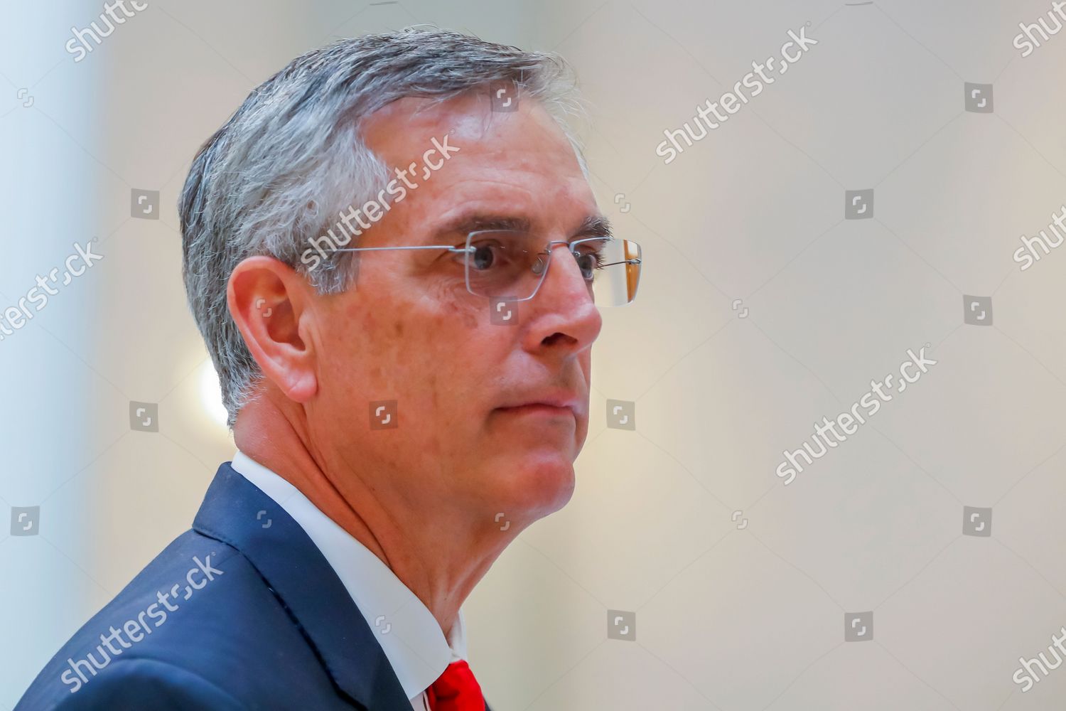 Georgia Secretary State Brad Raffensperger Speaks Editorial Stock Photo ...