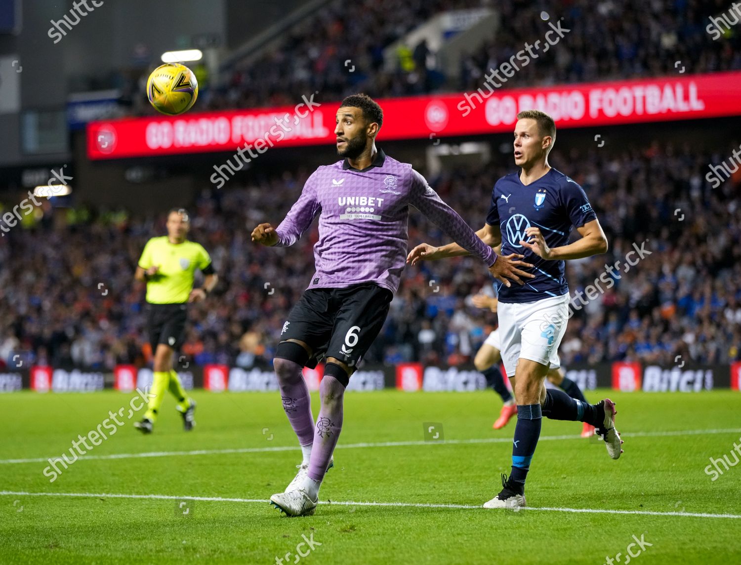 Connor Goldson Rangers Niklas Moisander Malmo Editorial Stock Photo ...