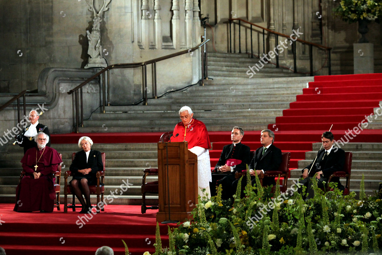 His Holiness Pope Benedict Xvi Addressing Editorial Stock Photo - Stock ...