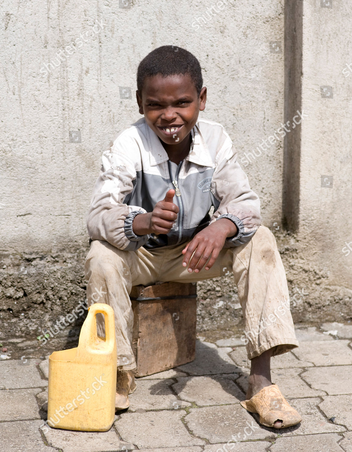 Young Shoe Shine Boy Addis Ababa Editorial Stock Photo - Stock Image ...