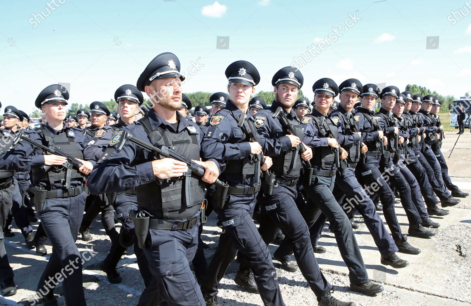 Mixed Patrol Police Officers Pictured During Editorial Stock Photo ...