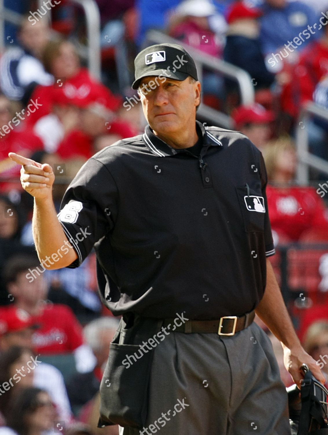 Homeplate Umpire Tim Mcclelland Calls More Editorial Stock Photo ...