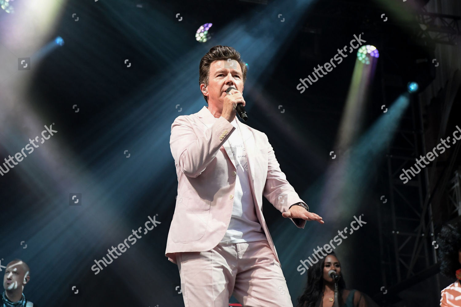 Rick Astley Concert Newmarket Races Newmarket Editorial Stock Photo ...