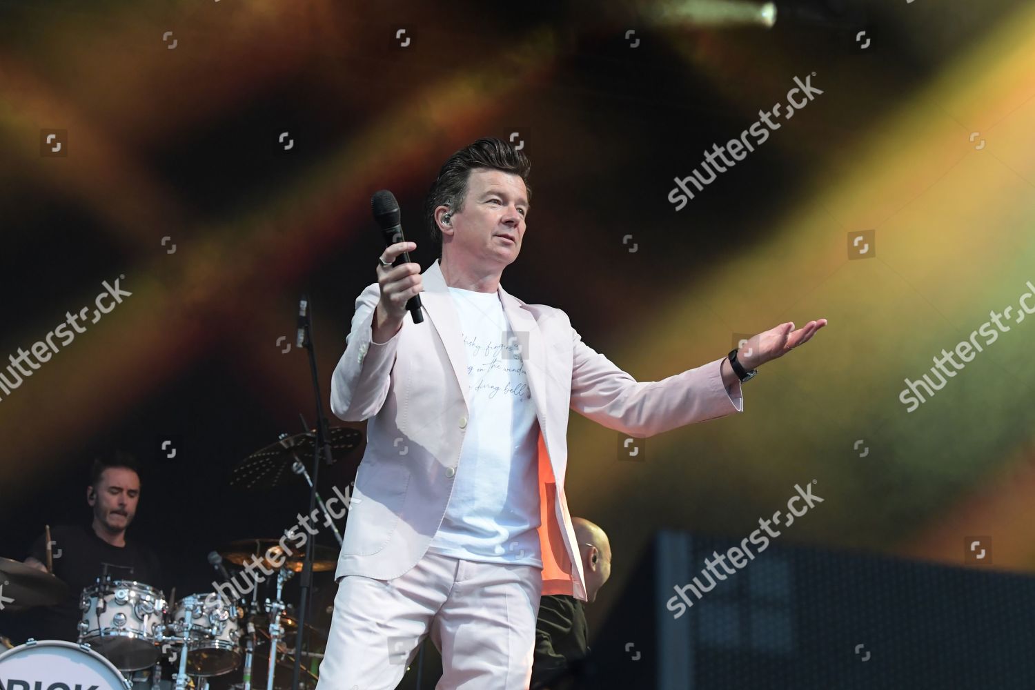 Rick Astley Concert Newmarket Races Newmarket Editorial Stock Photo ...