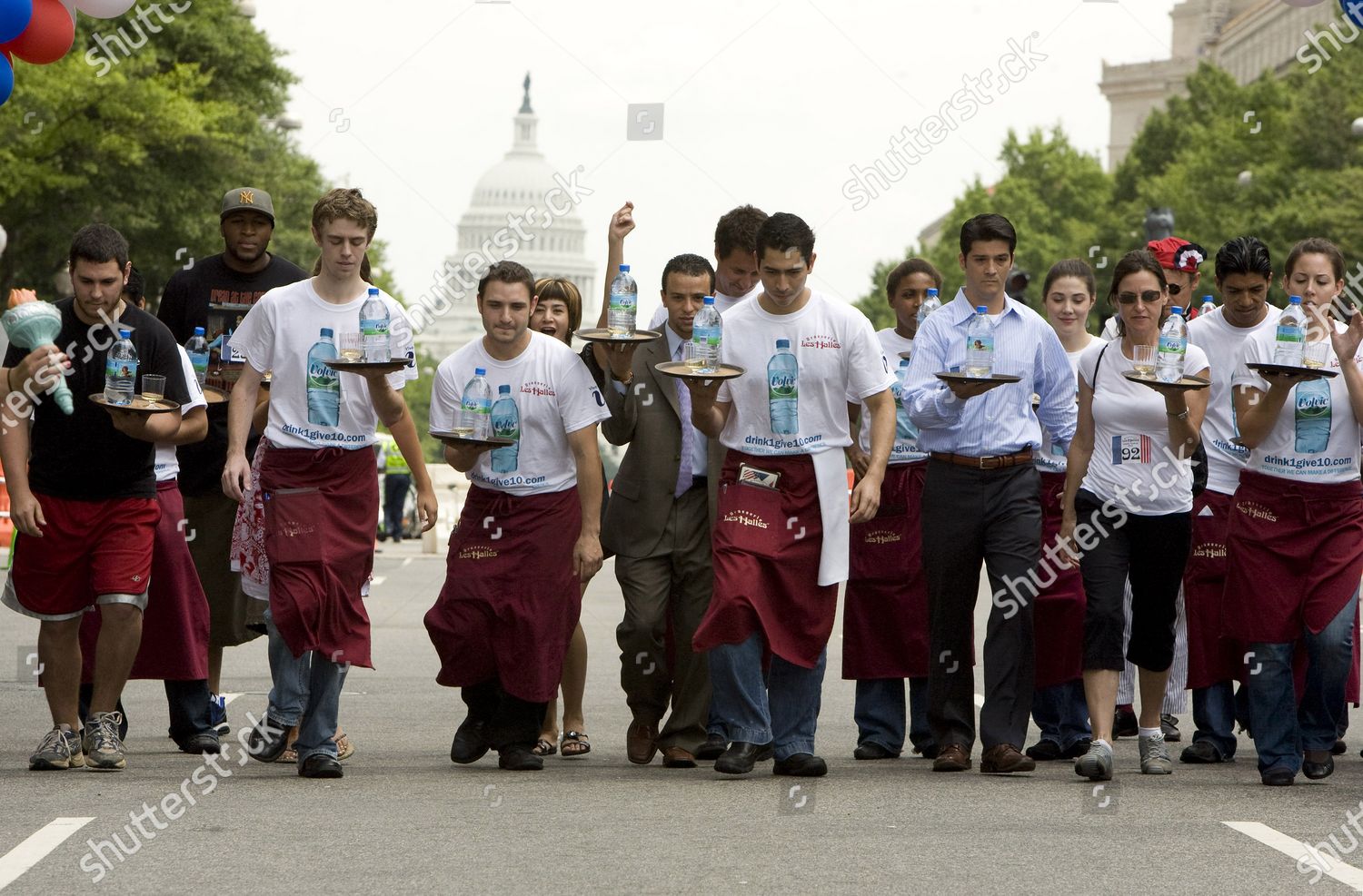 Waiters Waitresses Participate 34th Annual Waiter Editorial Stock Photo ...