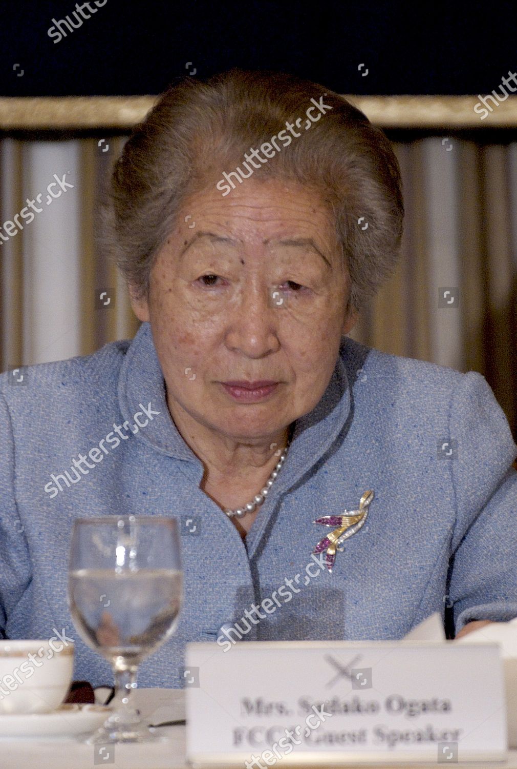 Sadako Ogata President Japan International Cooperation Editorial Stock ...