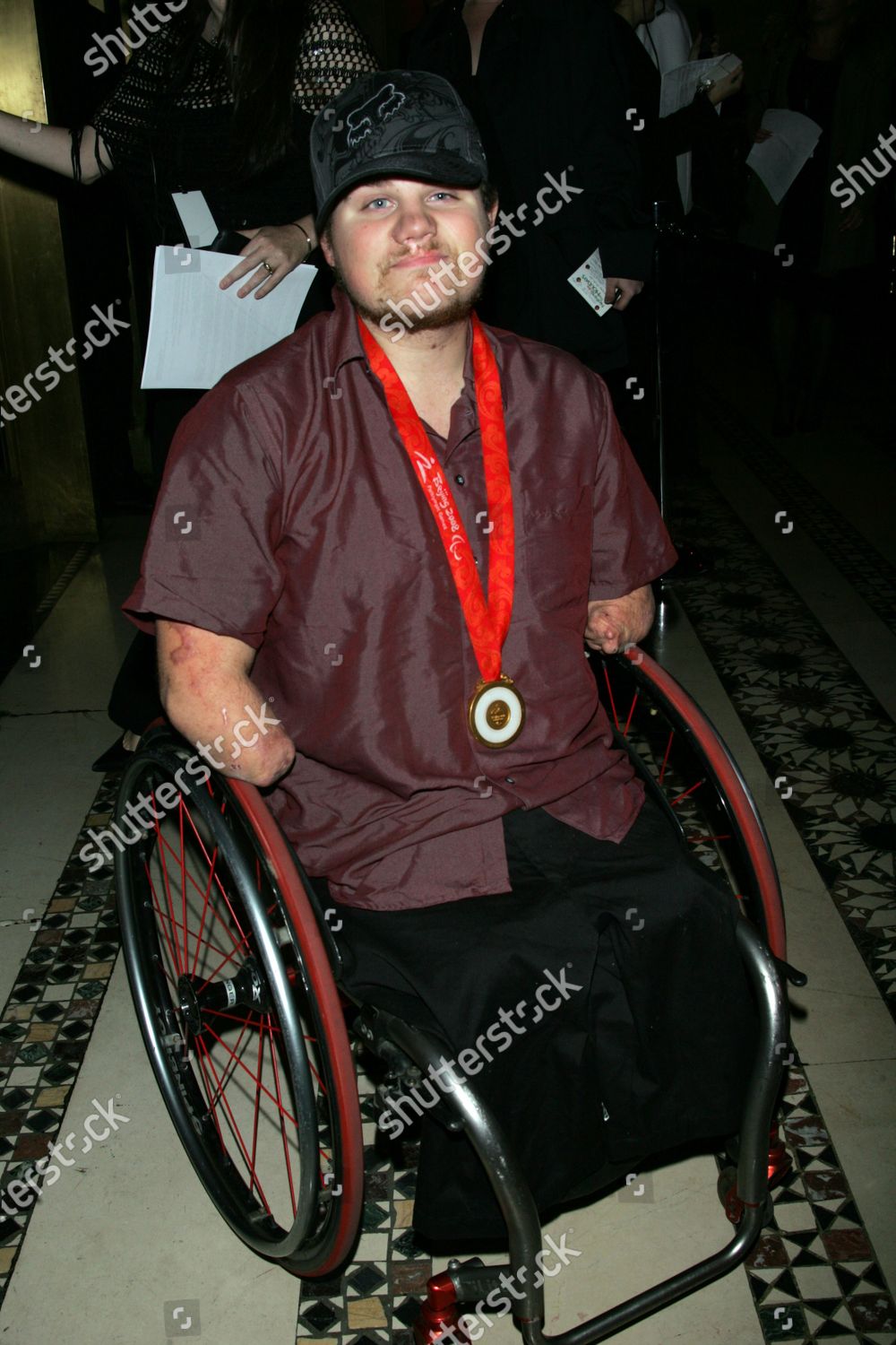 Olympic Gold Medalist Nick Springer Arrives Editorial Stock Photo ...