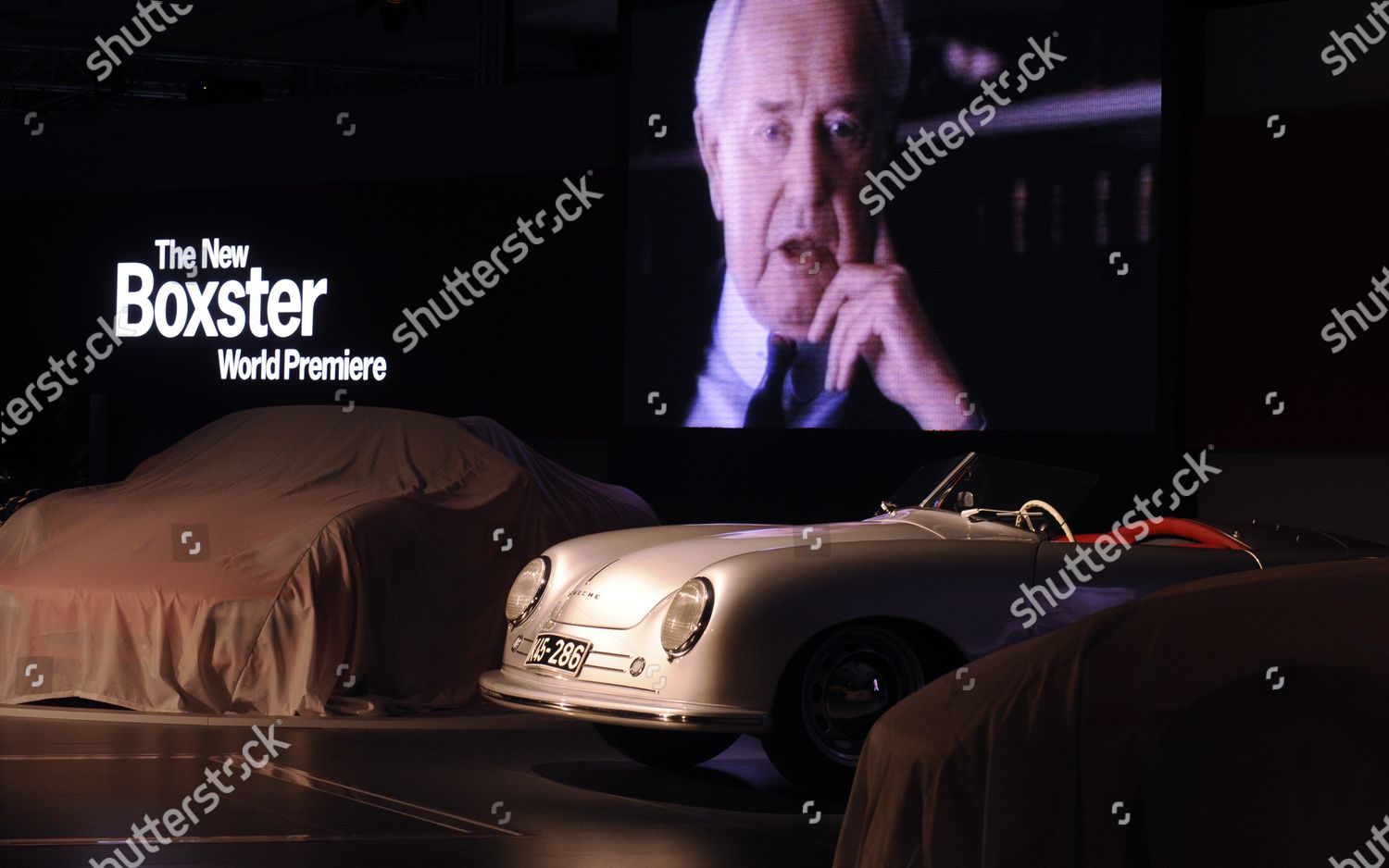 Porsche Founder Ferry Porsche Gives Video Editorial Stock Photo - Stock ...