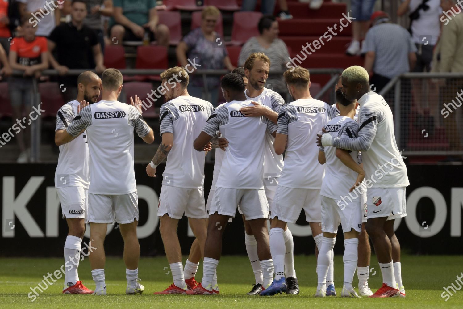 Fc Utrecht Players Wish Each Other Editorial Stock Photo - Stock Image ...