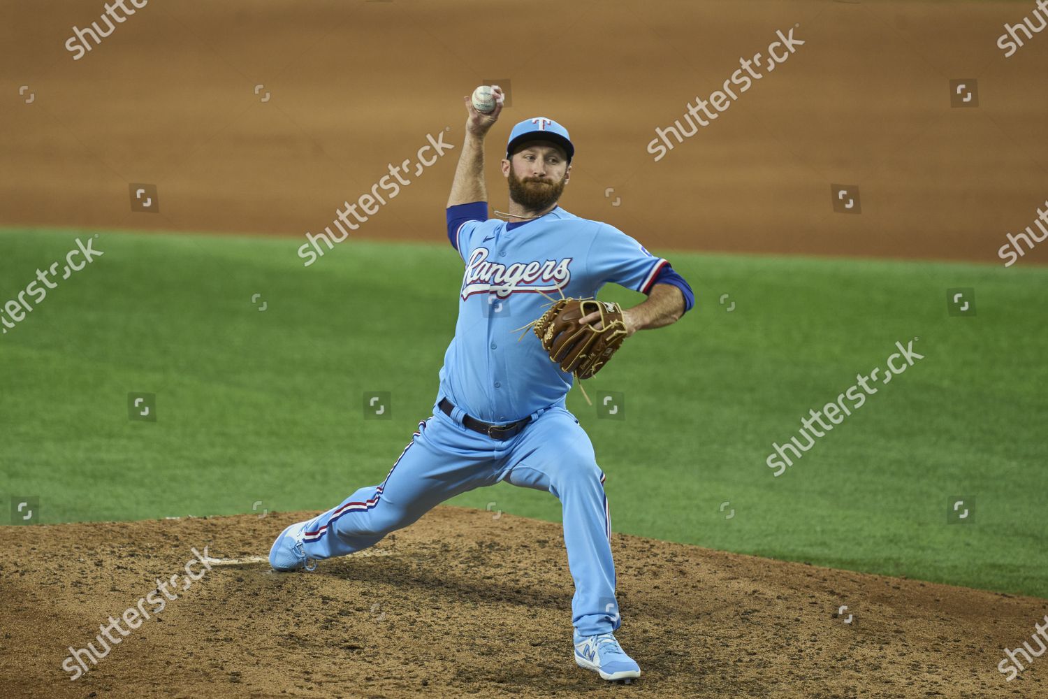 Texas Pitcher Spencer Patton 61 Throws Editorial Stock Photo - Stock ...