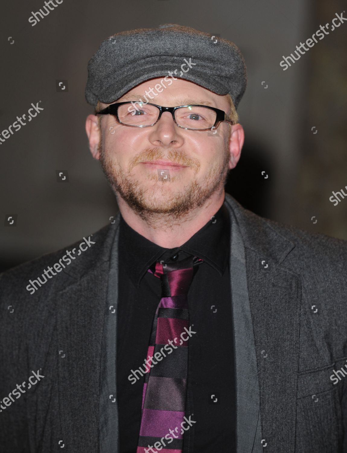 British Actor Simon Pegg Attends World Editorial Stock Photo - Stock ...
