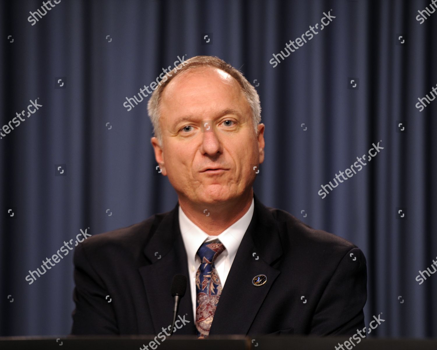 Nasa Launch Director Pete Nickolenko Discusses Editorial Stock Photo ...