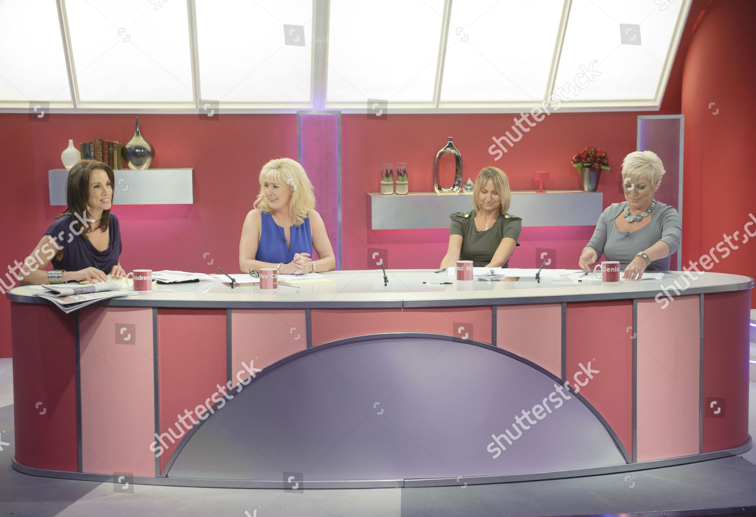Andrea Mclean Beverley Callard Carol Mcgiffin Editorial Stock Photo ...
