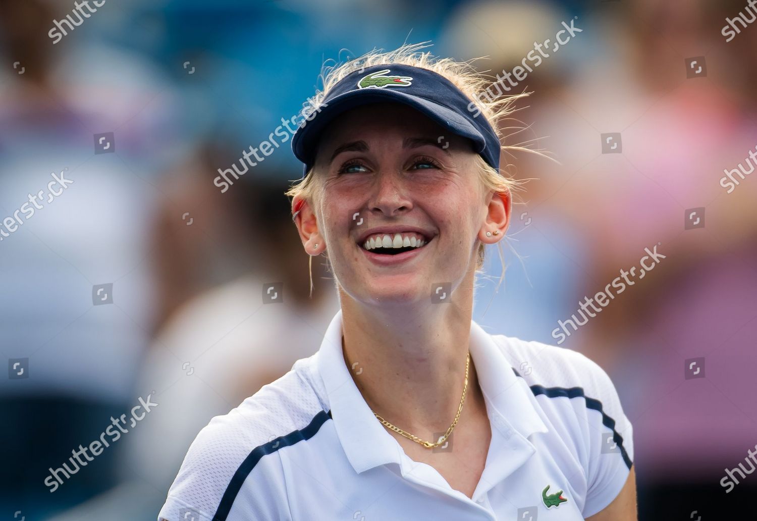 Jil Teichmann Switzerland After Winning Her Editorial Stock Photo ...