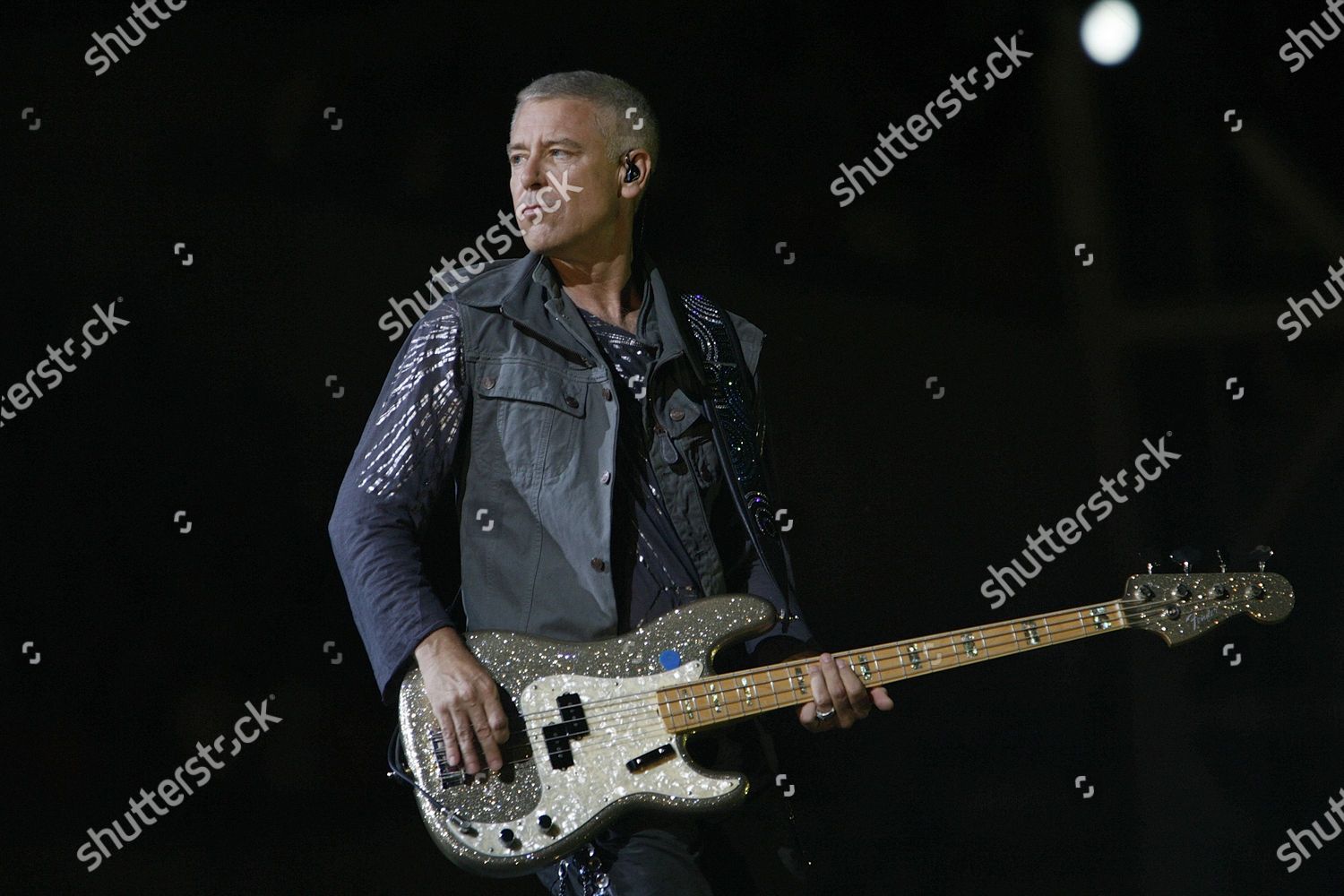 Bassist Adam Clayton U2 Performs During Editorial Stock Photo - Stock ...
