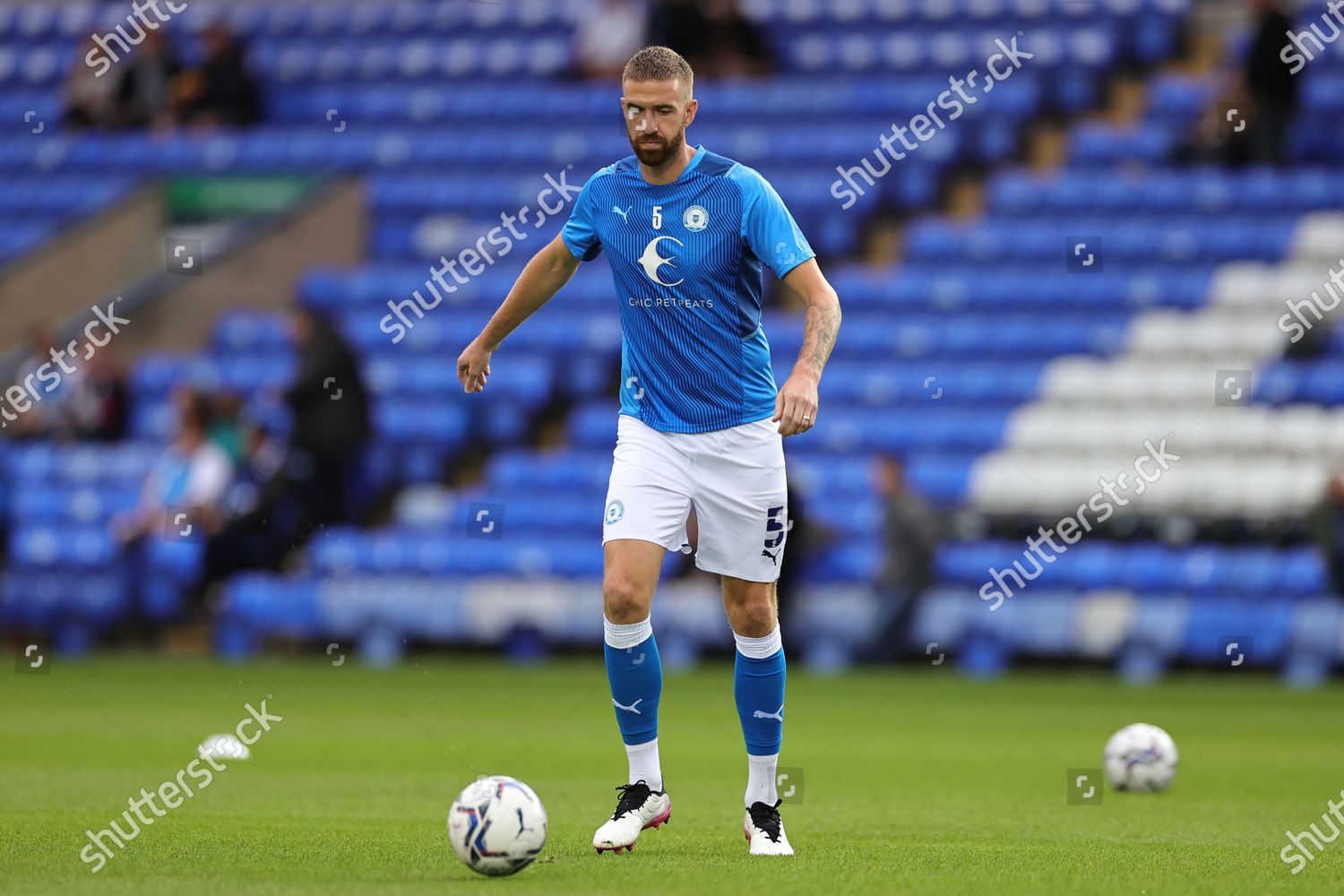 Mark Beevers Peterborough United Warms Ahead Editorial Stock Photo ...