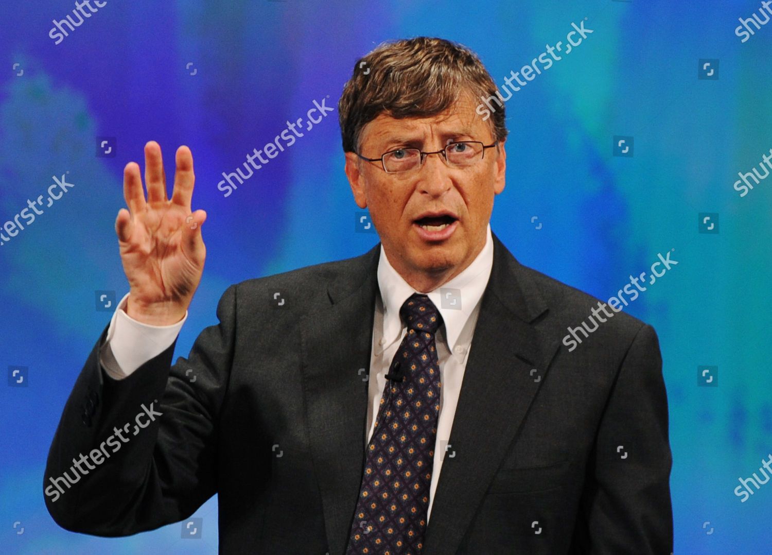 Bill Gates Speaks Audience Gathered Sidney Editorial Stock Photo ...