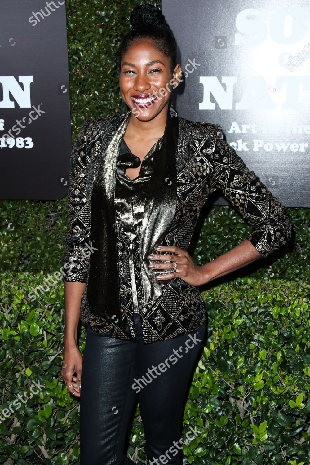 Actress Diarra Kilpatrick Arrives Broad Museum Editorial Stock Photo ...