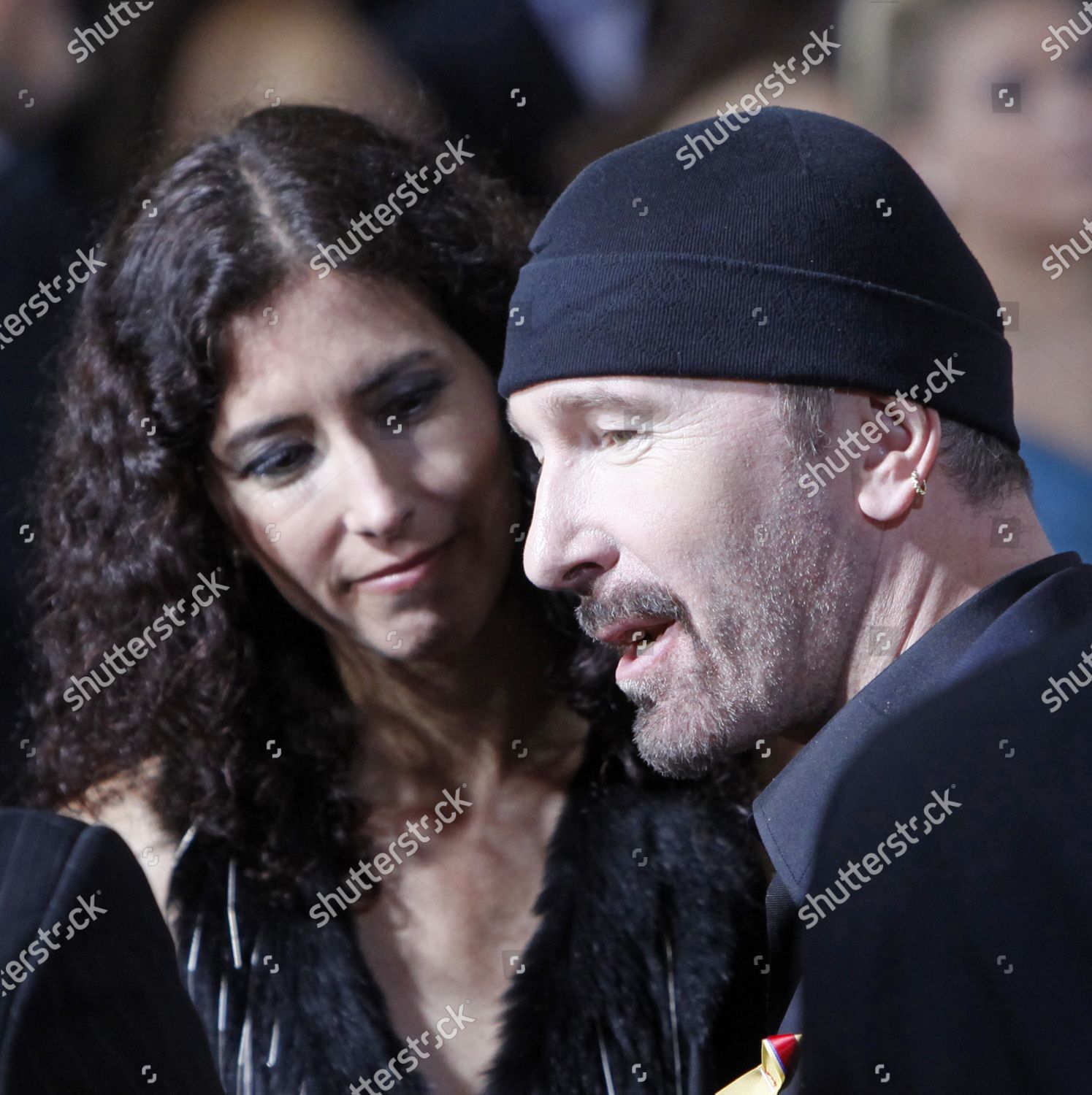 U2 Guitarist Edge Dave Evans His Editorial Stock Photo - Stock Image ...