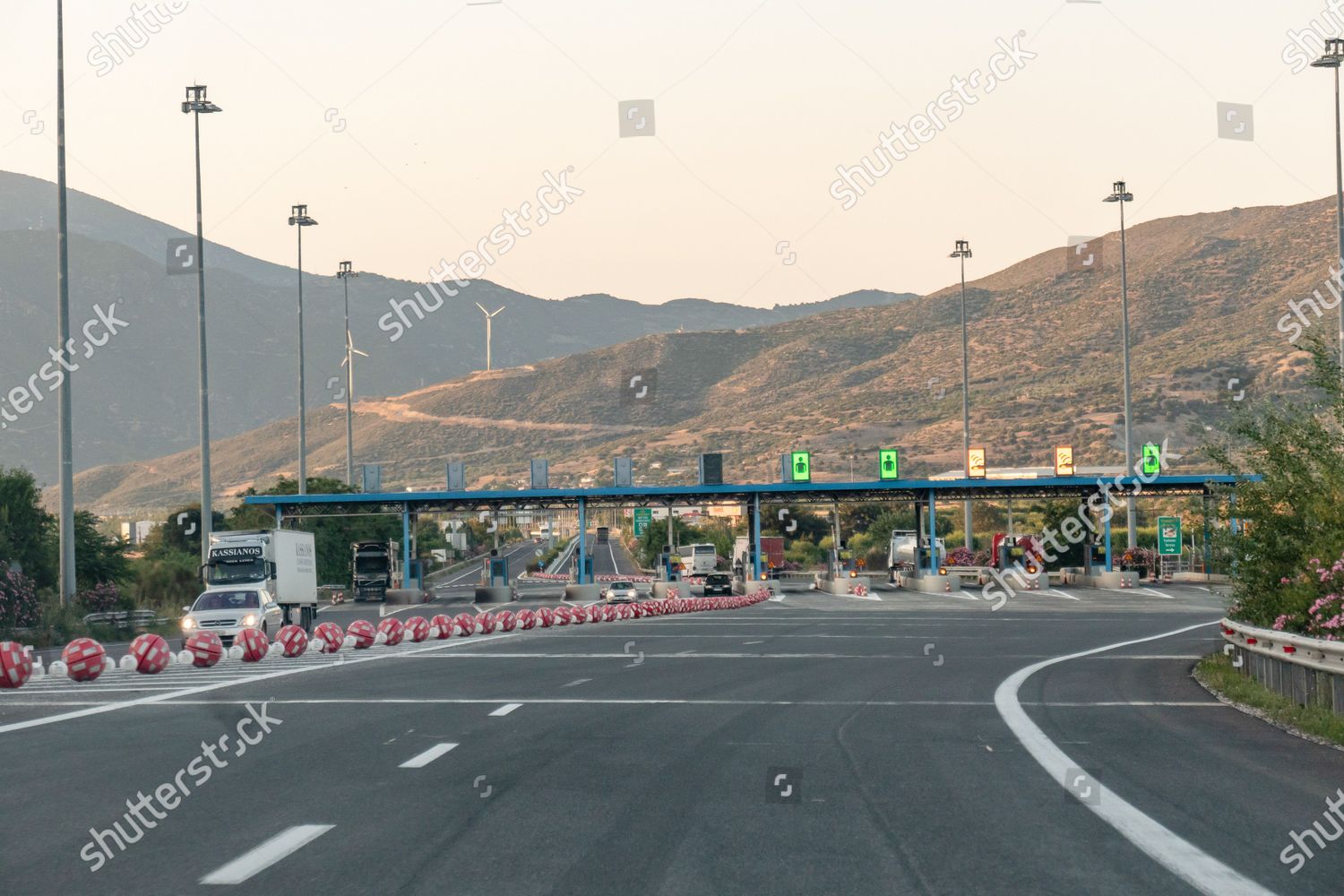Road Toll Station On Greek Highway Editorial Stock Photo - Stock Image ...