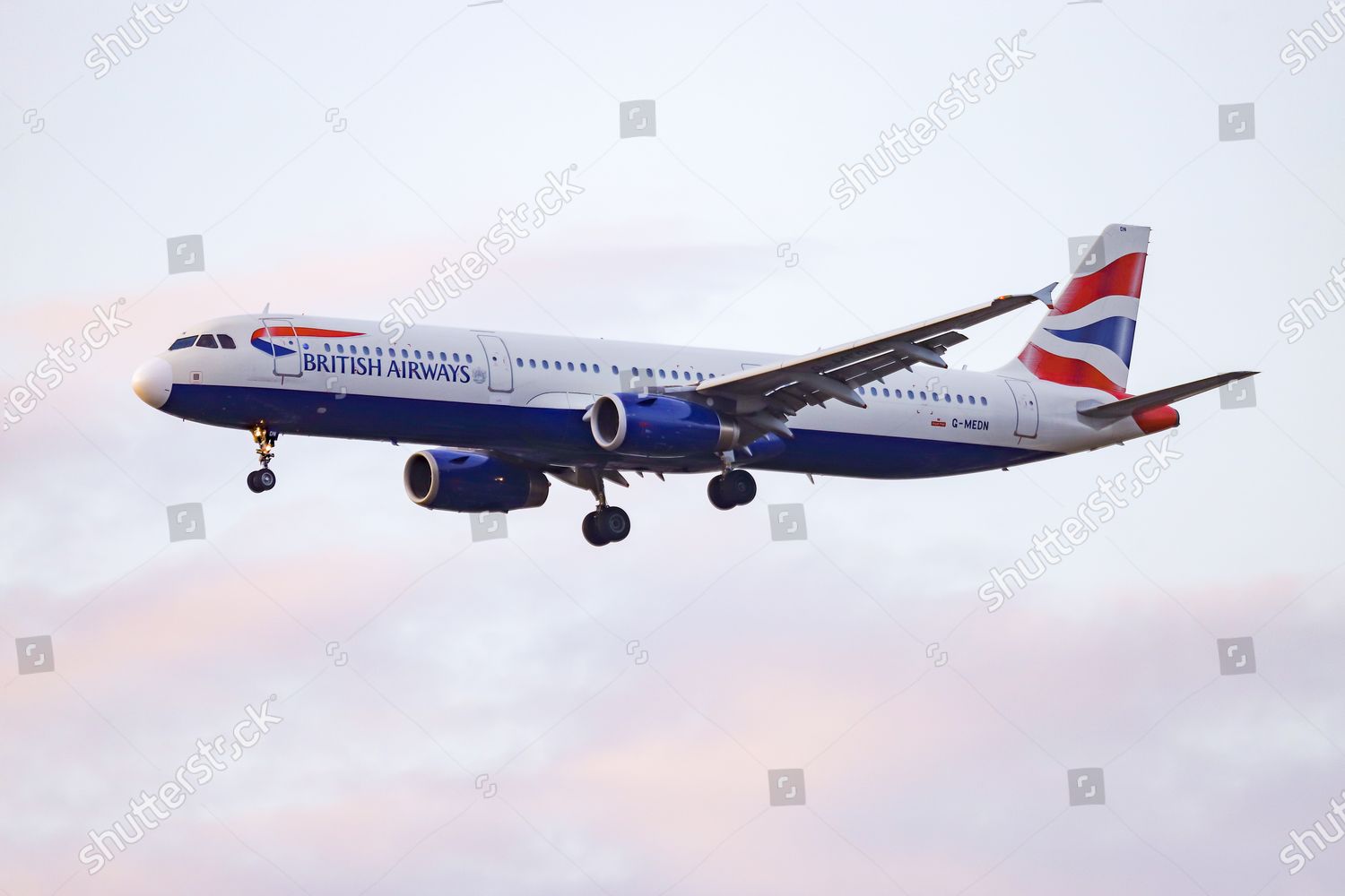 BRITISH AIRWAYS BAW BA AIRBUS A321-200 Editorial Stock Photo - Stock ...