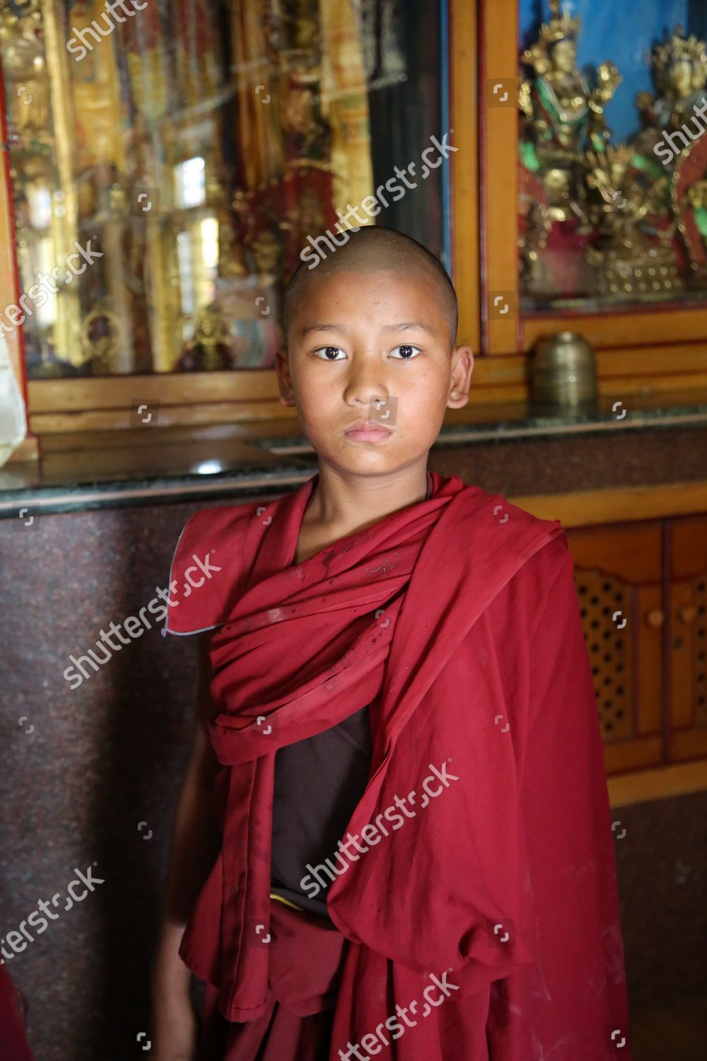 Young Boy Buddhist Monk Tibet Jangchub Editorial Stock Photo - Stock ...