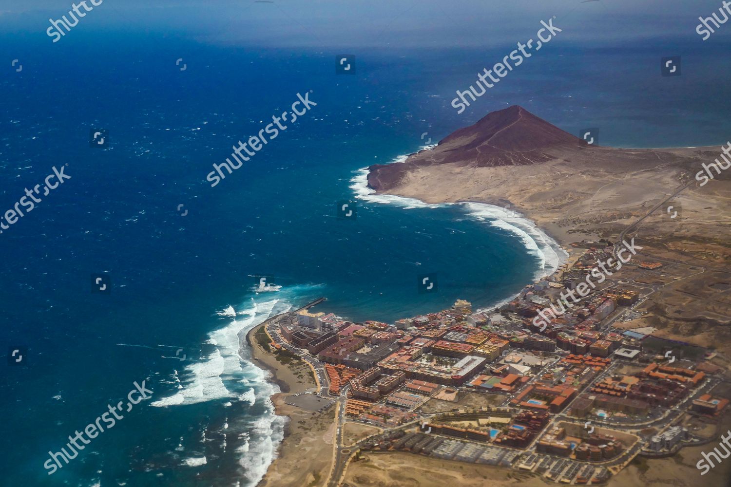 Aerial View La Roja Volcano Red Editorial Stock Photo - Stock Image ...