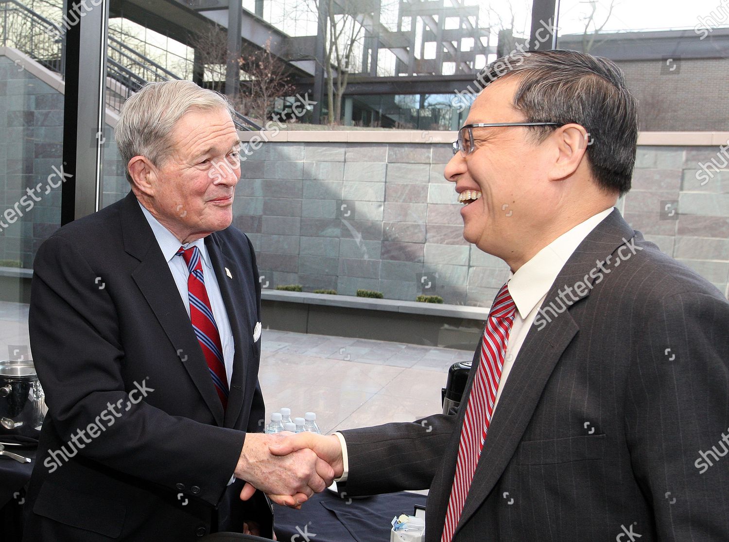 Sen Christopher Kit Bond Rmol Greets Editorial Stock Photo - Stock ...
