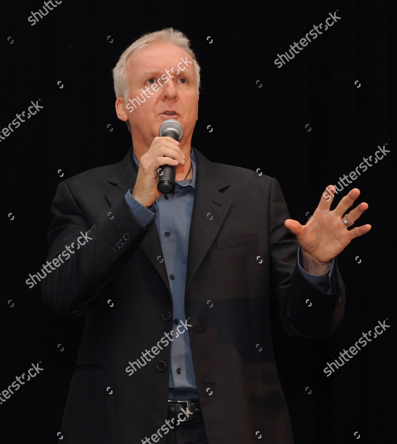Canadian Film Director James Cameron Pictured Editorial Stock Photo ...