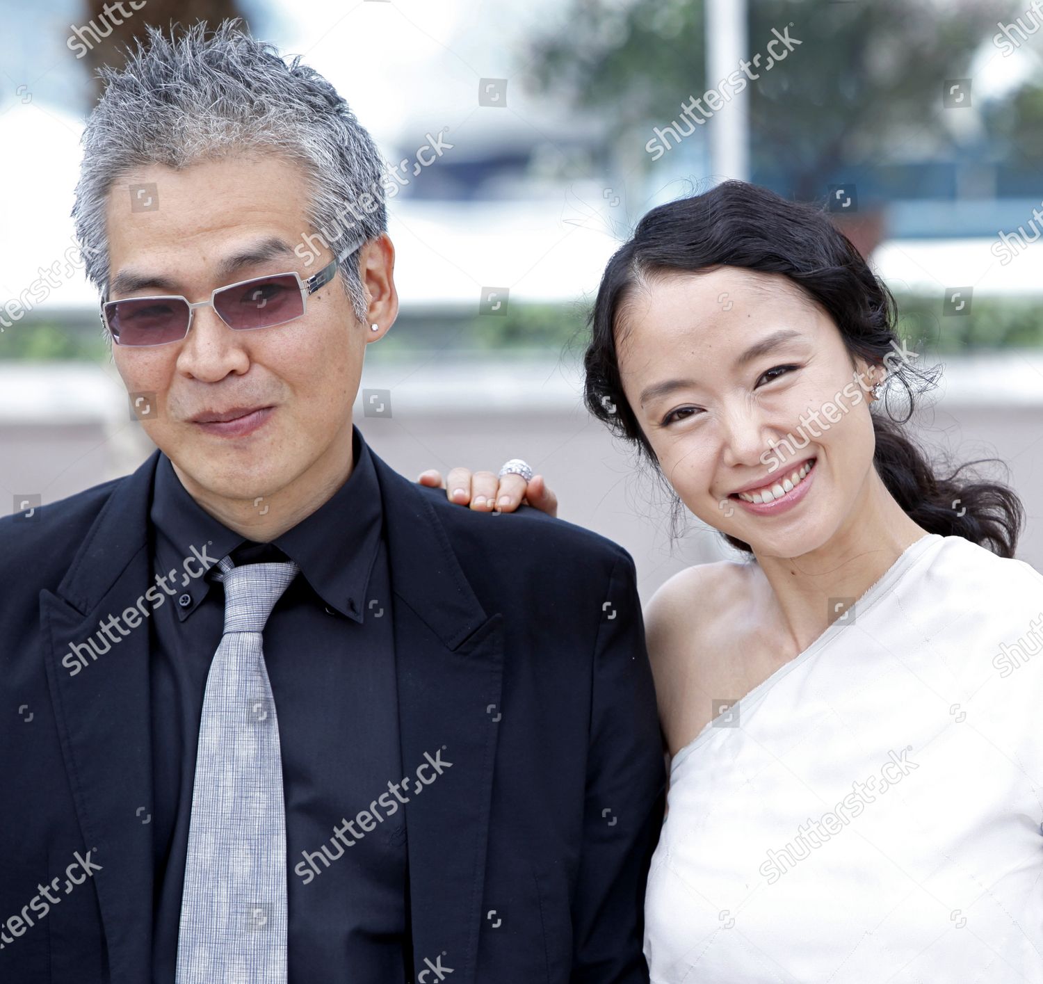 Sangsoo Im L Doyoun Jeon Arrive Editorial Stock Photo - Stock Image ...
