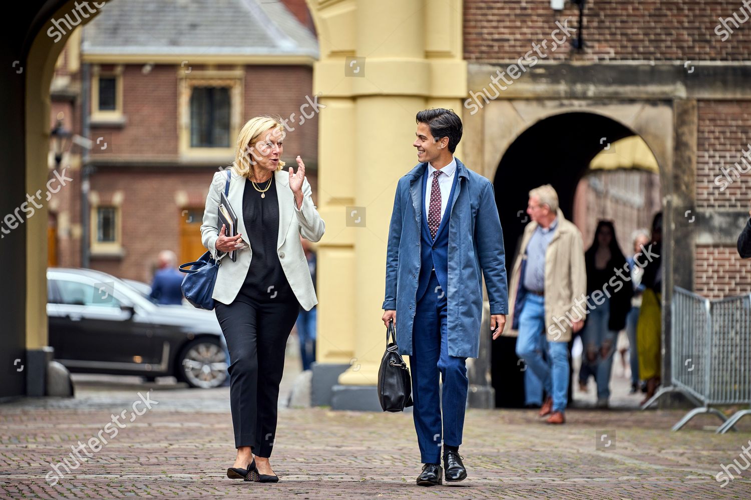 D66 Negotiators Sigrid Kaag Rob Jetten Editorial Stock Photo - Stock Image | Shutterstock