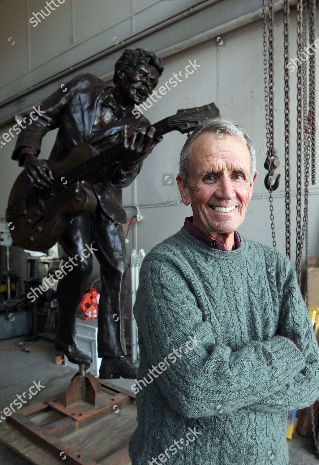 St Louis Sculptor Harry Weber Shown Editorial Stock Photo - Stock Image ...