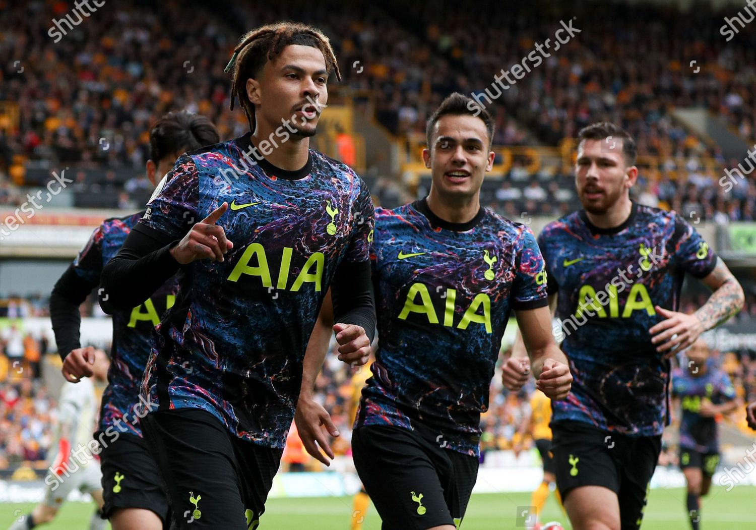 Dele Alli Tottenham Hotspur Celebrates Scoring Editorial Stock Photo ...