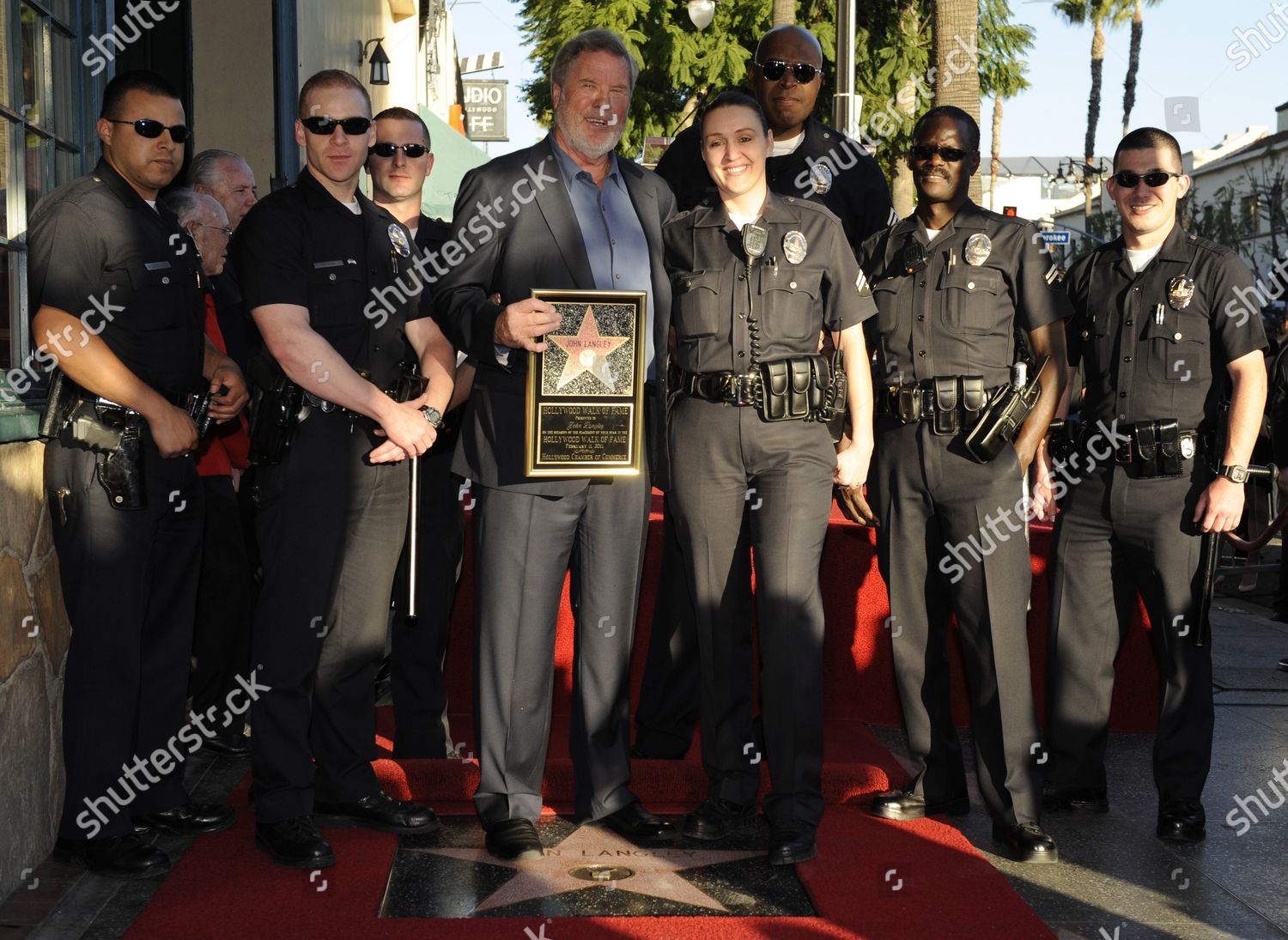 John Langley C Poses Lapd Officers Editorial Stock Photo - Stock Image ...