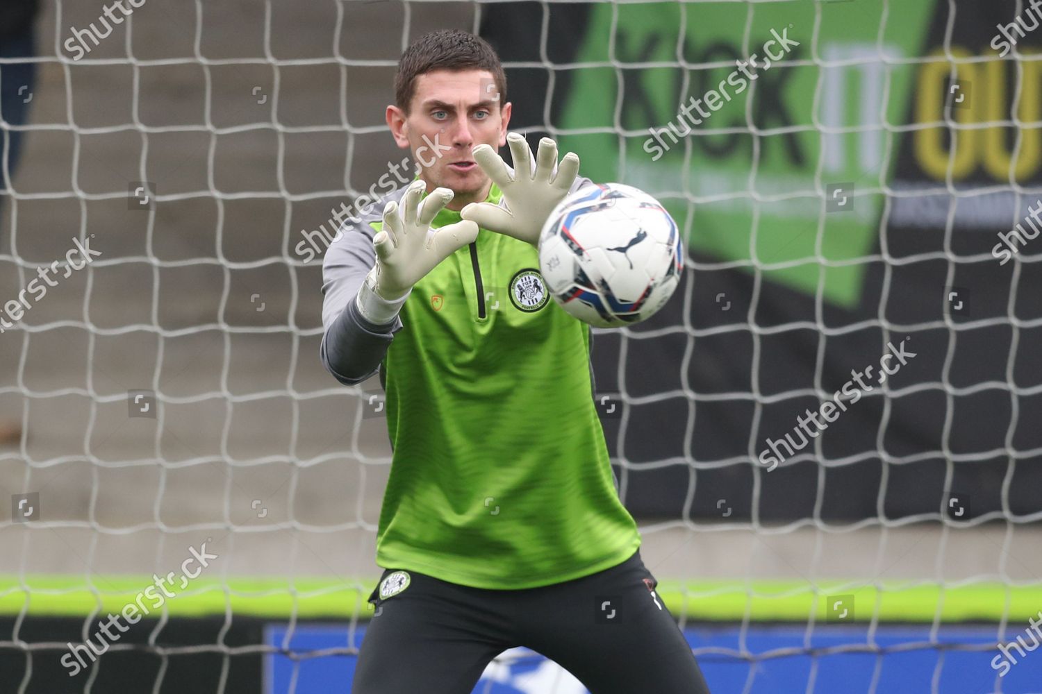 Forest Green Rovers Goalkeeper Luke Mcgee1 Editorial Stock Photo ...
