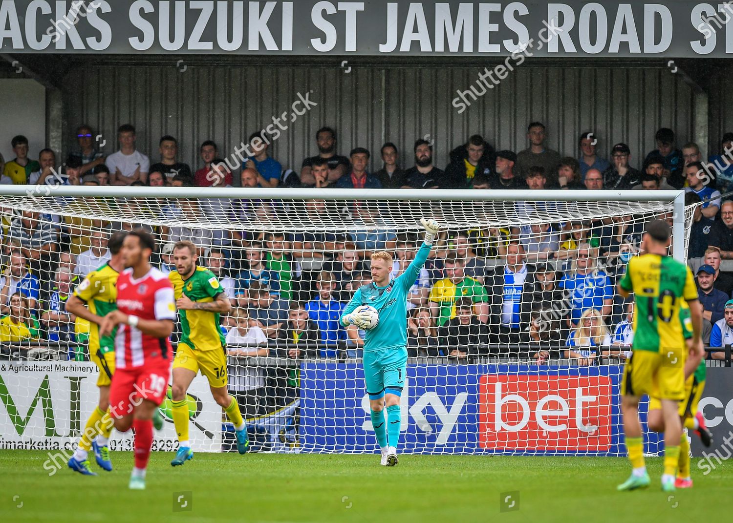 Exeter City Goalkeeper Cameron Dawson 1 Editorial Stock Photo - Stock ...