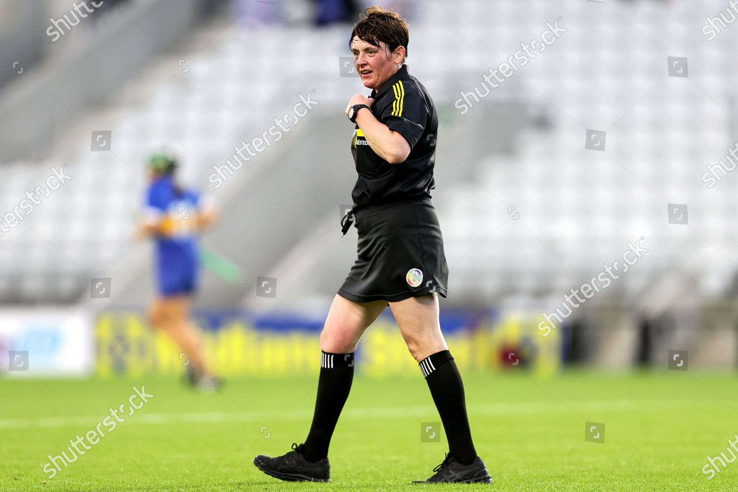 Tipperary Vs Waterford Referee Liz Dempsey Editorial Stock Photo ...