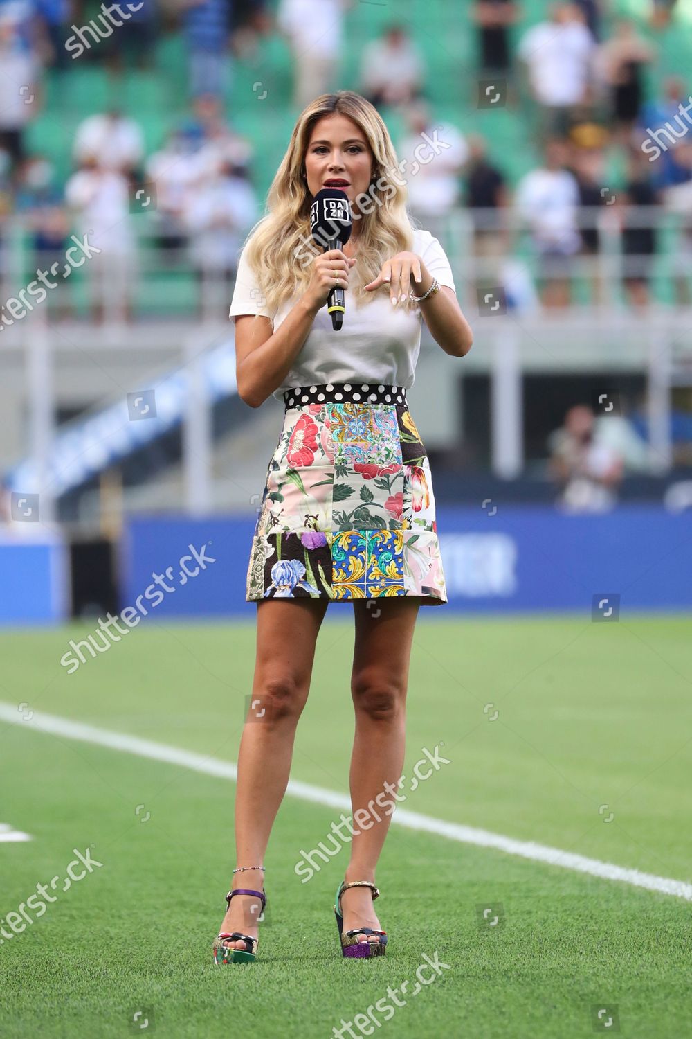 Diletta Leotta Looks On Before Serie Editorial Stock Photo - Stock ...