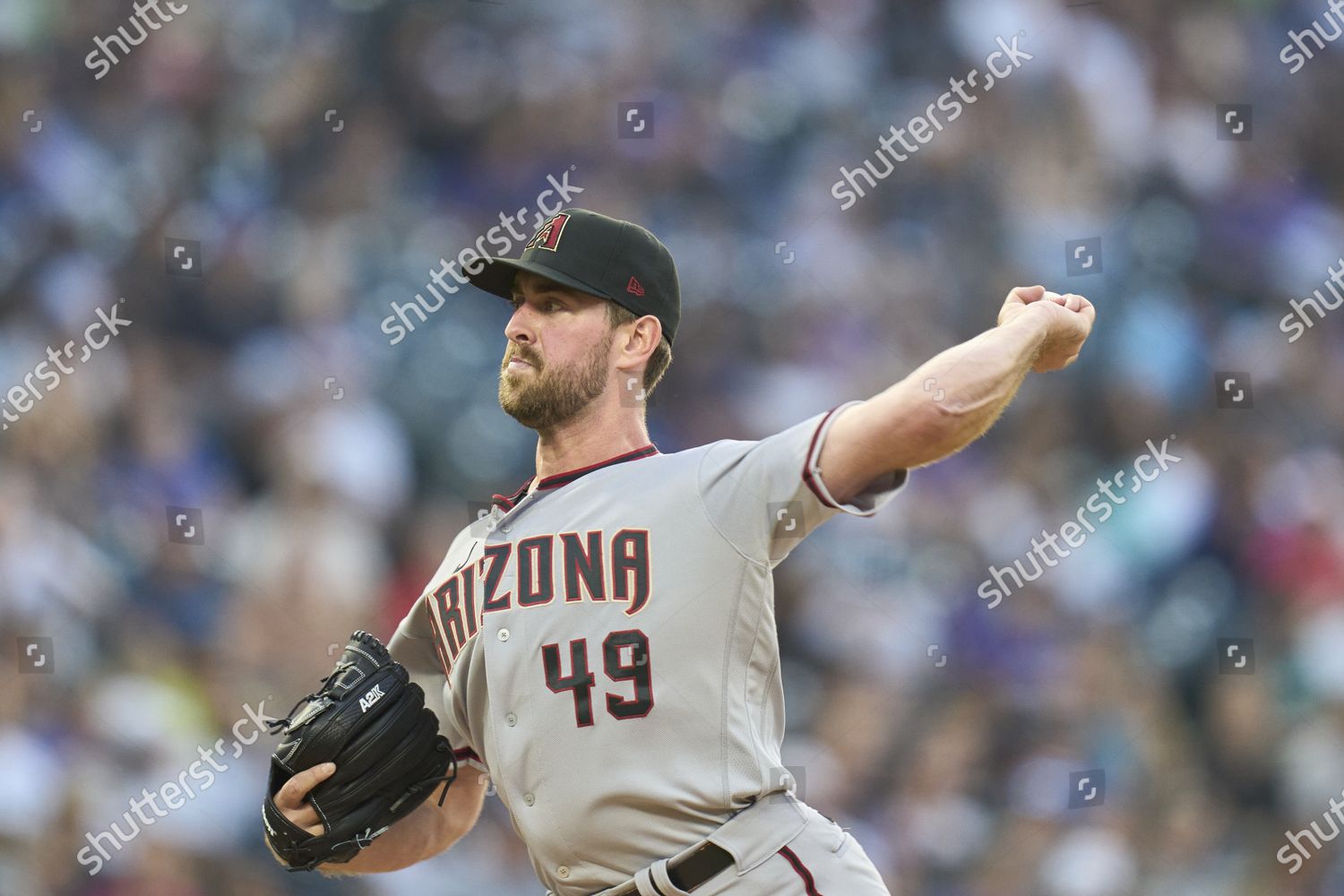 Arizona Pitcher Tyler Gilbert 49 Throws Editorial Stock Photo - Stock ...