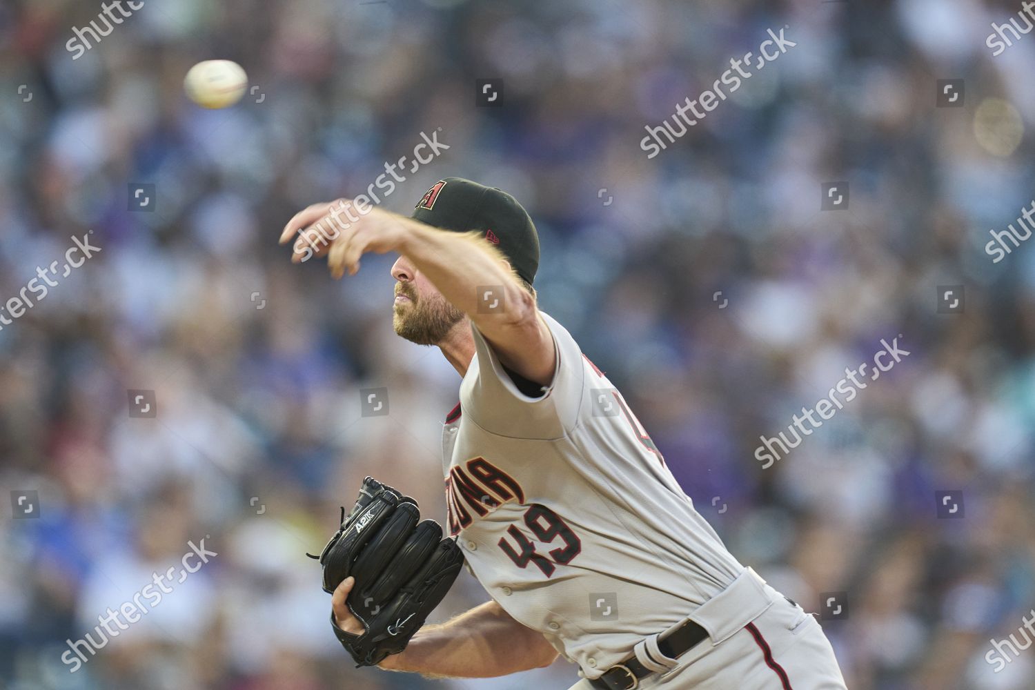 Arizona Pitcher Tyler Gilbert 49 Throws Editorial Stock Photo - Stock ...