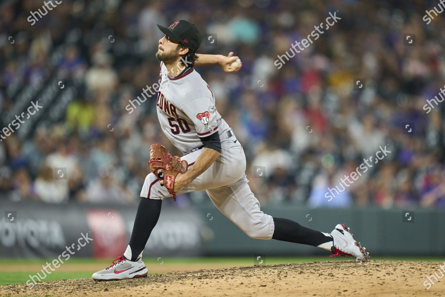 Arizona Pitcher Noe Ramirez 50 Throws Editorial Stock Photo - Stock ...