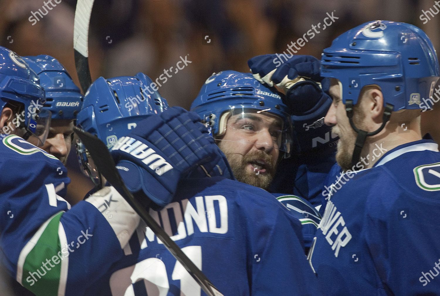 Vancouver Canucks Chris Higgins Facing Sami Editorial Stock Photo ...