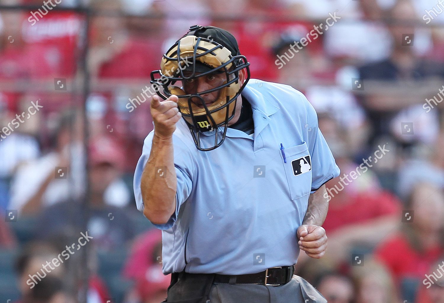 Home Plate Umpire Dale Scott Calls Editorial Stock Photo - Stock Image ...